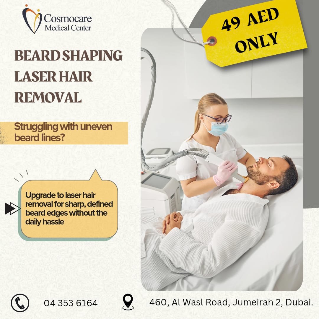 BEARD SHAPING LASER HAIR REMOVAL - Cosmocare Medical Center