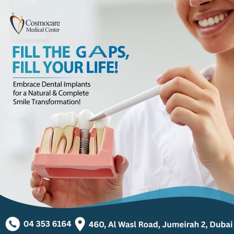 Dental Implant Transformation! - Cosmocare Medical Center