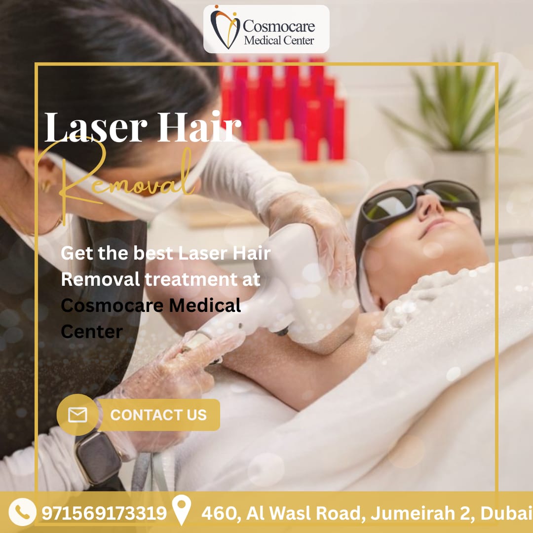 75AED Underarms laser hair removal - Cosmocare Medical Center
