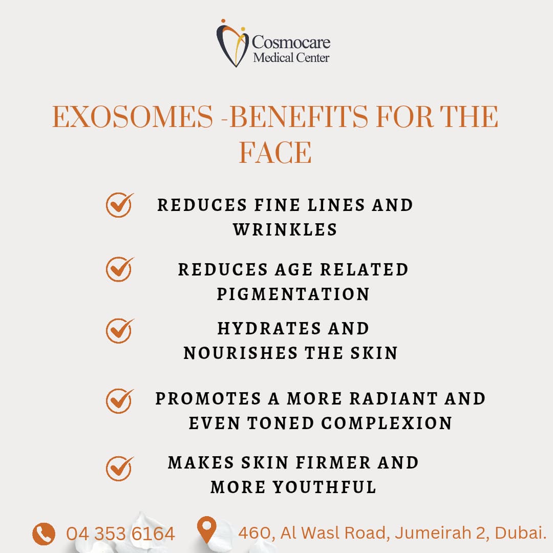Exosomes are beneficial for the face! - Cosmocare Medical Center